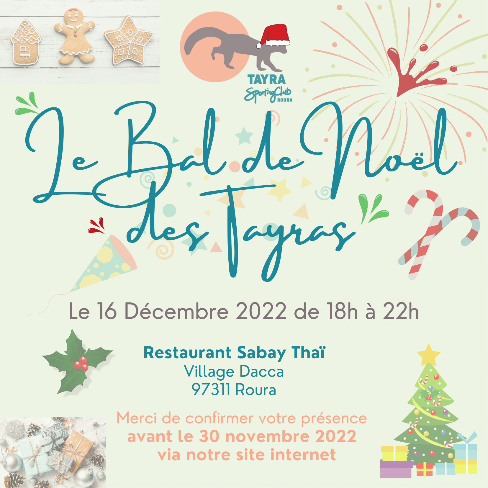 Les Tayras fêtent Noël - Tayra Sporting Club De Roura